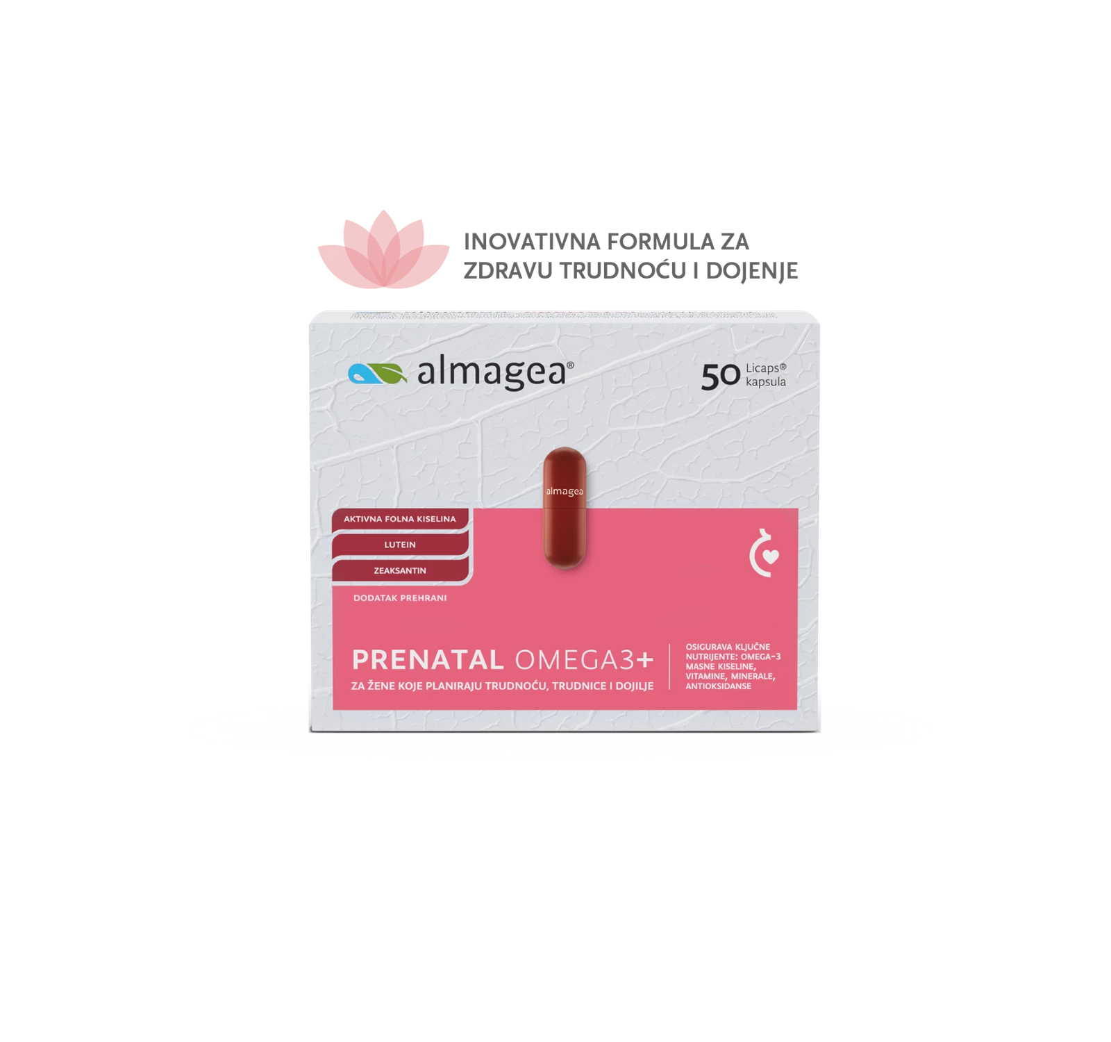Almagea PRENATAL OMEGA3+ 0,0000000000 50 kapsula - pharmacy