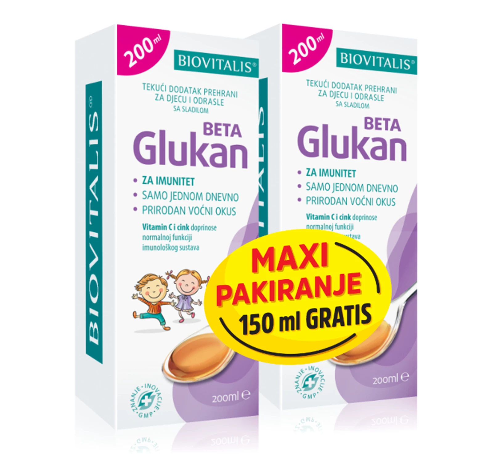 Biovitalis beta glukan 200ml duo - pharmacy