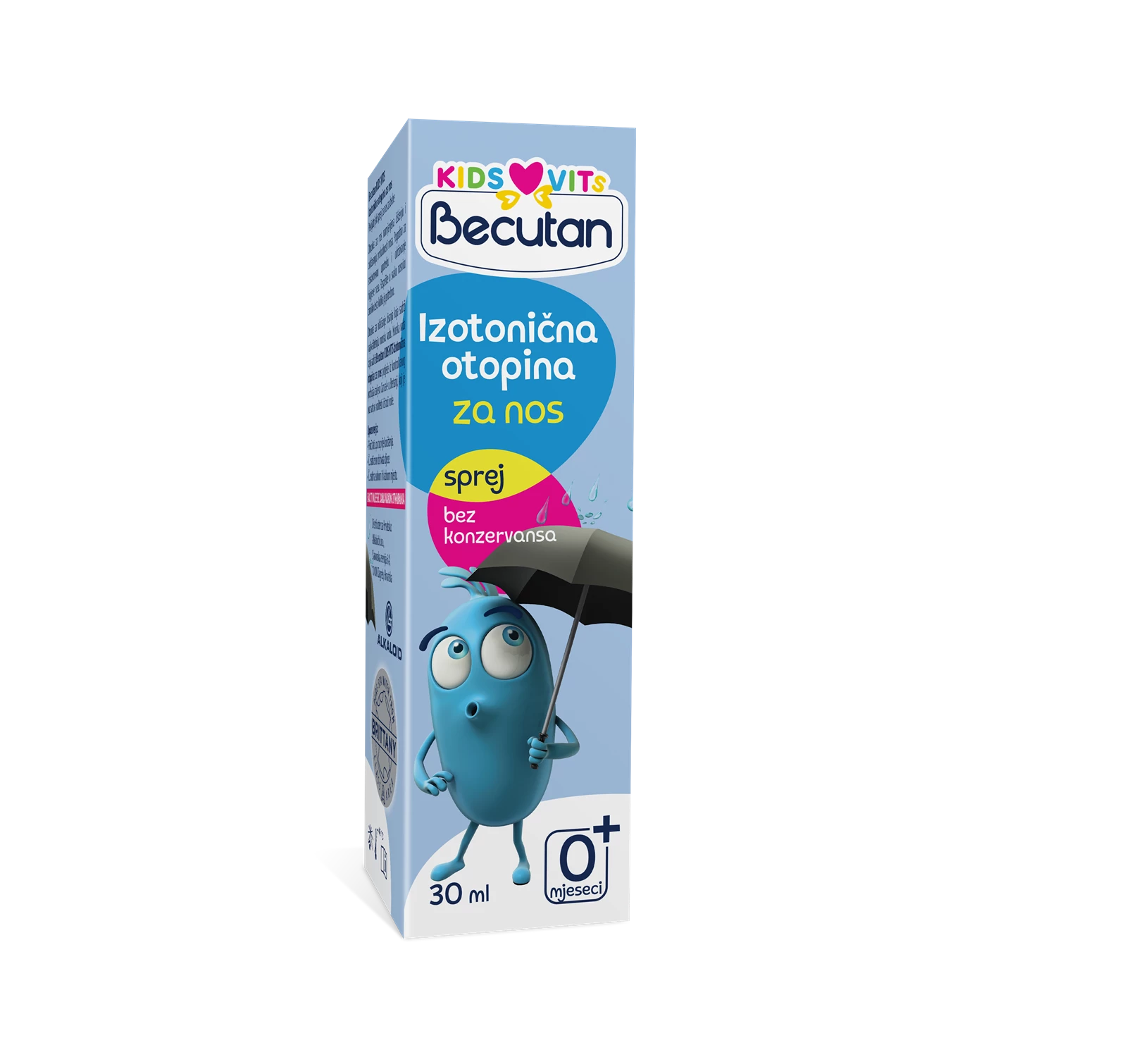 Becutan KIDS VITS Izotonična otopina za nos 30ml - pharmacy