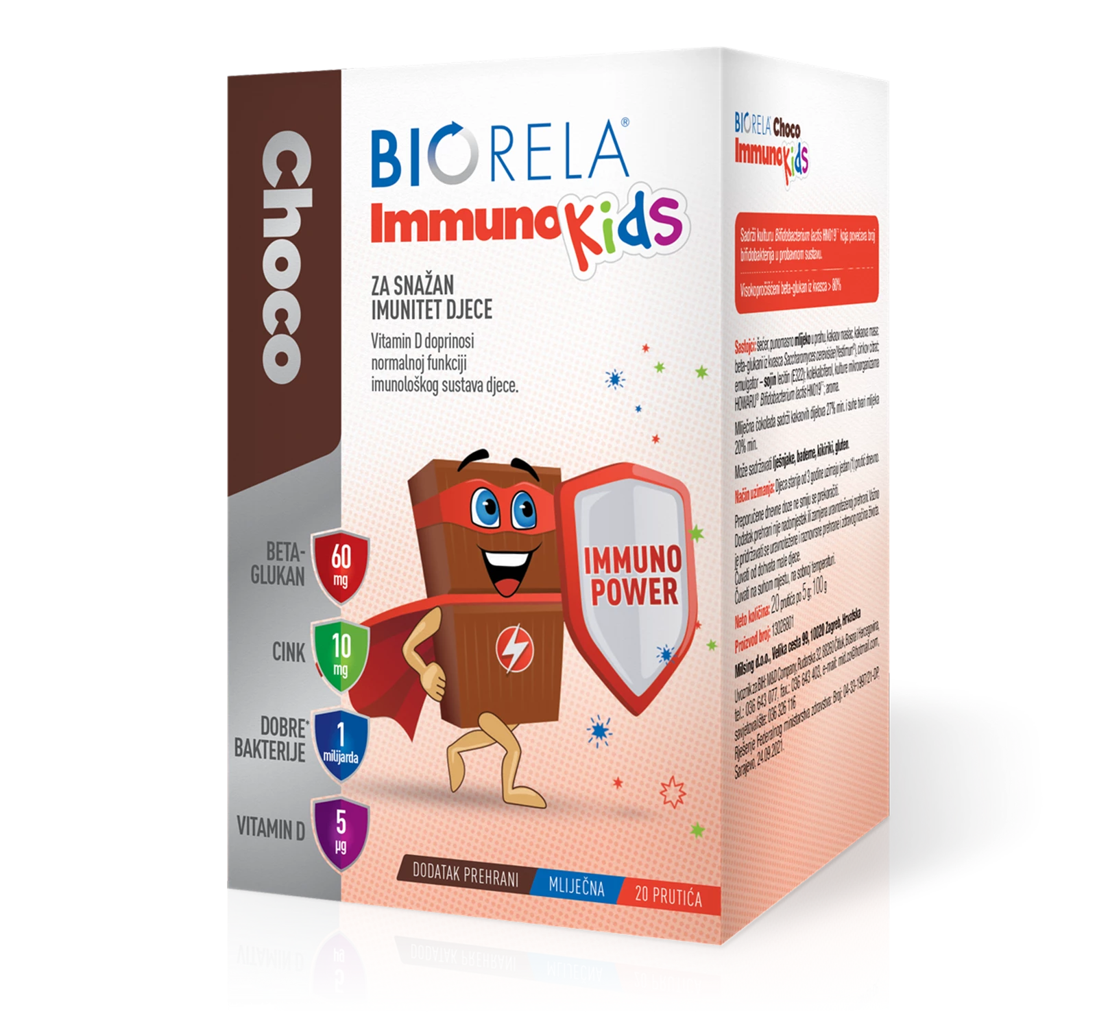 Biorela Choco Immuno Kids - pharmacy