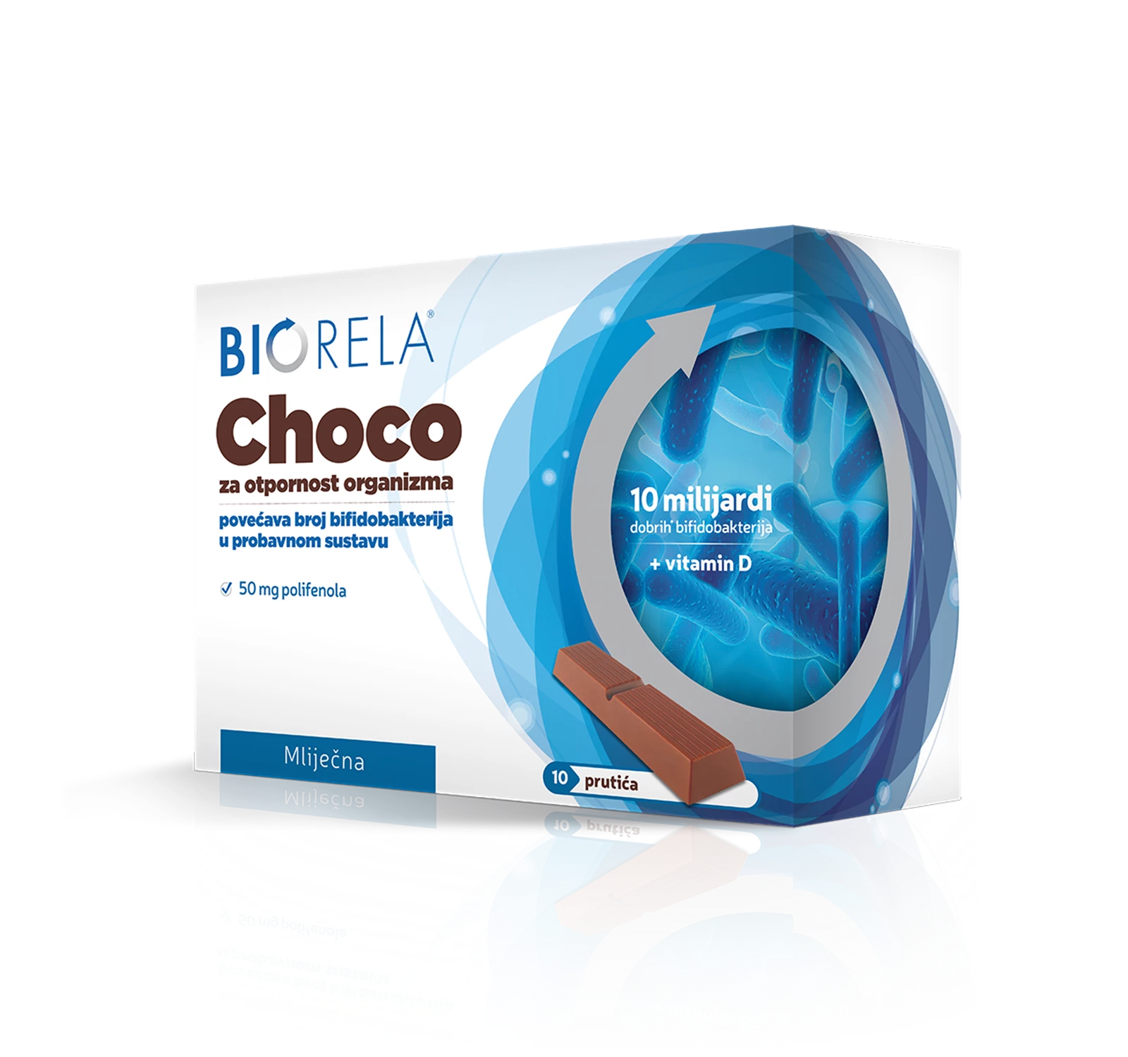 Biorela Choco mliječna čokolada - pharmacy