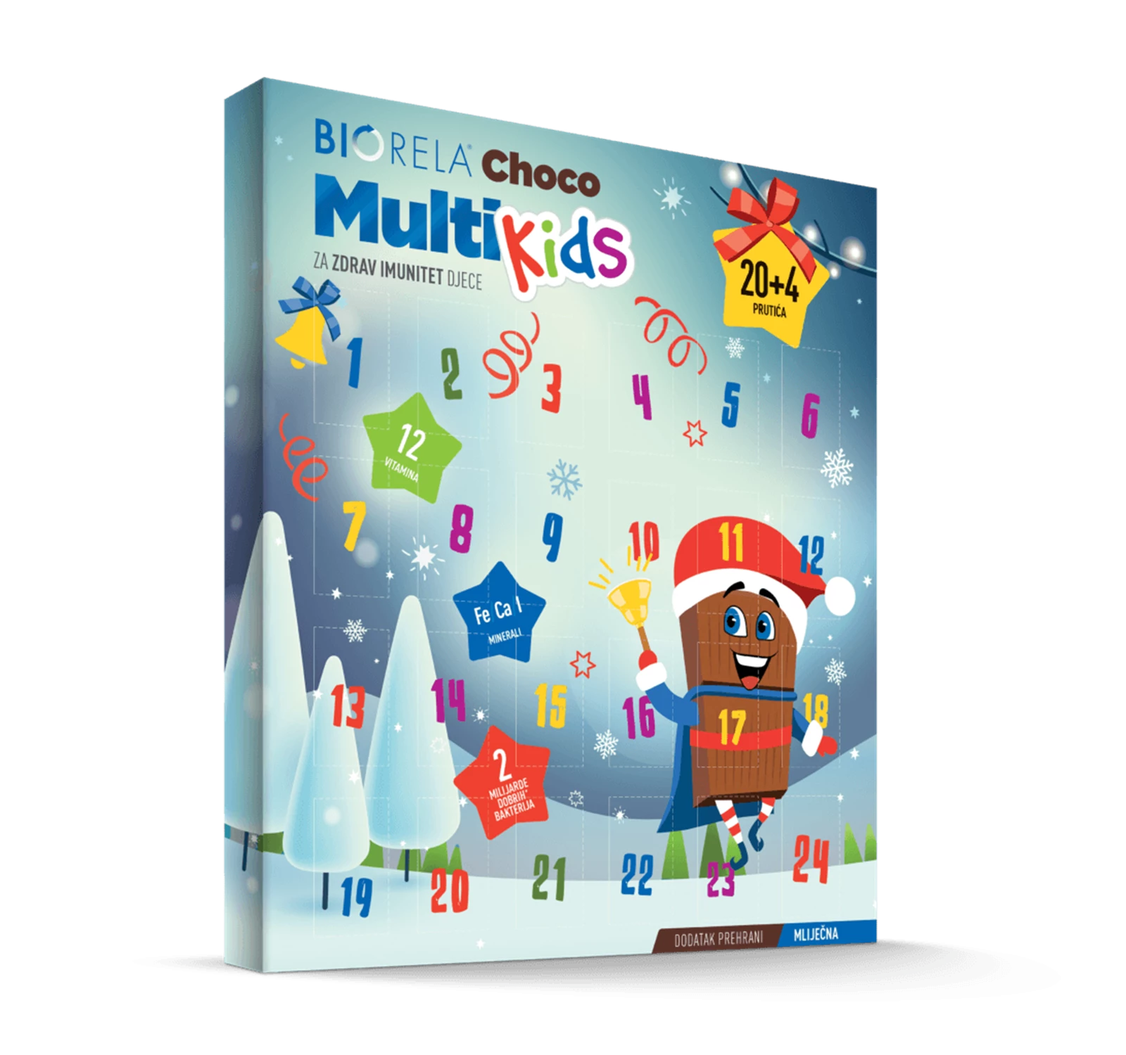 Biorela Choco multi kids adventski kalendar 0,0000000000 20kom - pharmacy