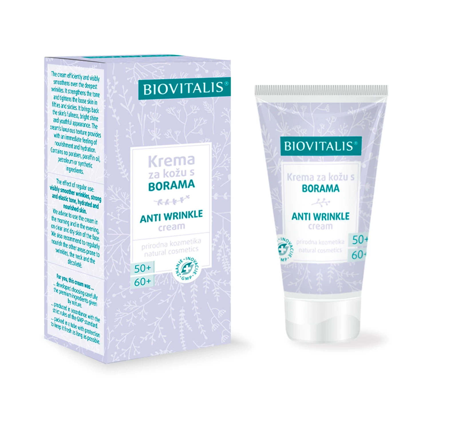 Biovitalis krema za kožu s borama 50/60+ 40ml - pharmacy