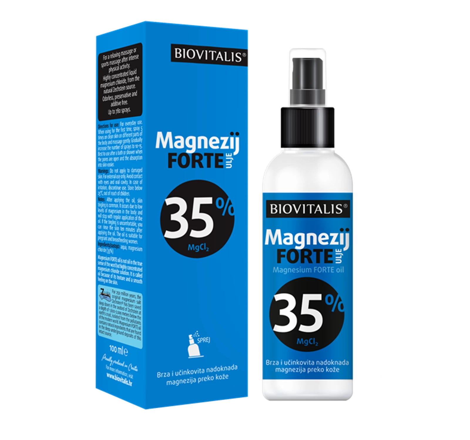 Biovitalis magnezij forte ulje 100ml - pharmacy