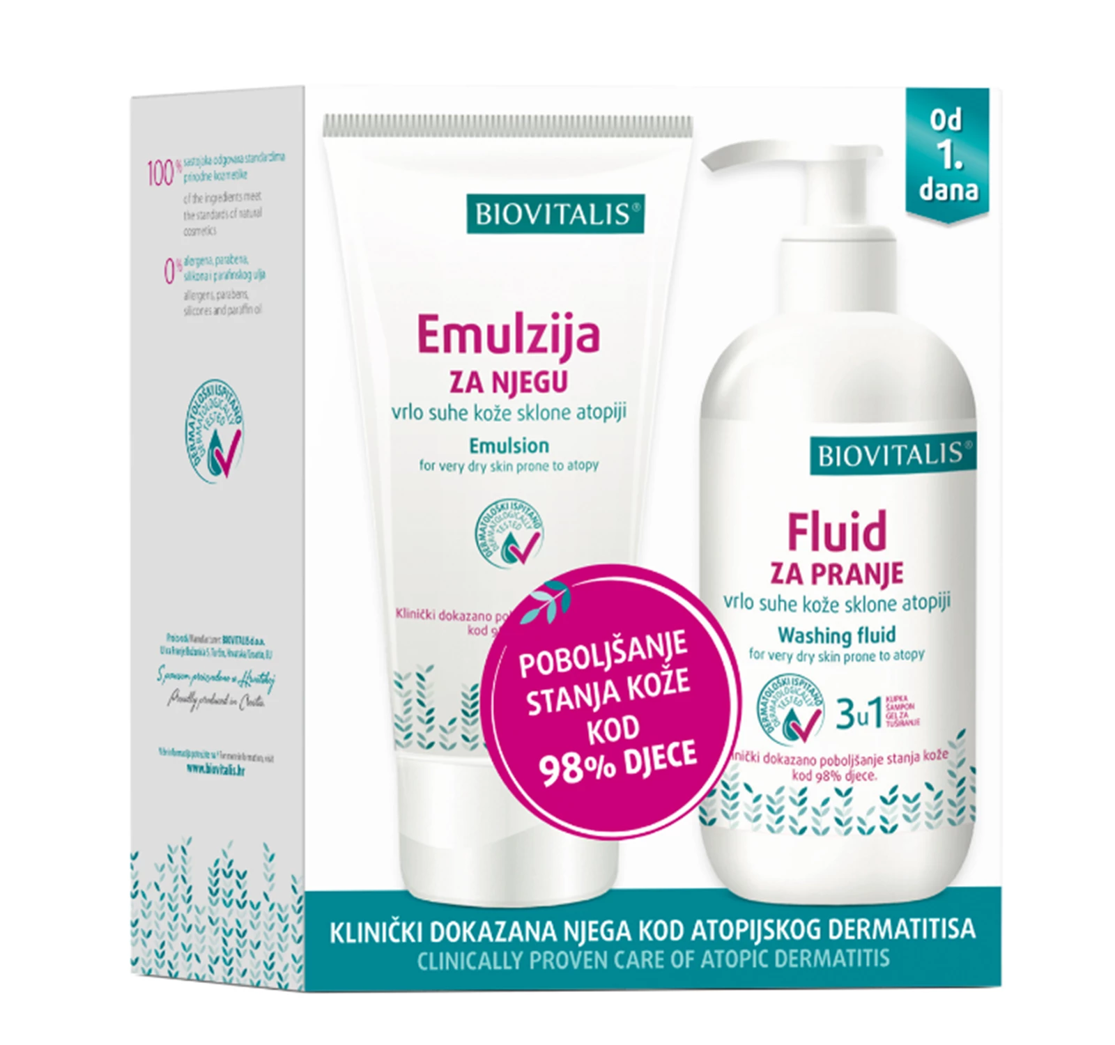 Biovitalis set za kožu emulzija + fluid - pharmacy