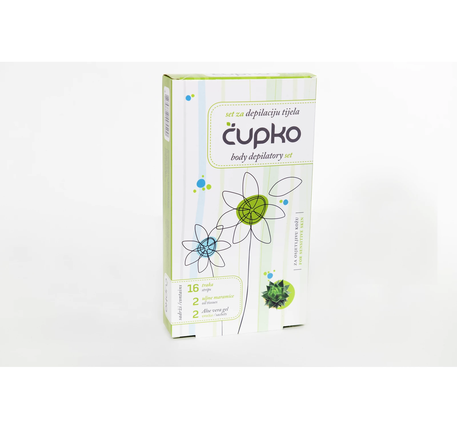 Čupko set za depilaciju tijela sensitive - pharmacy