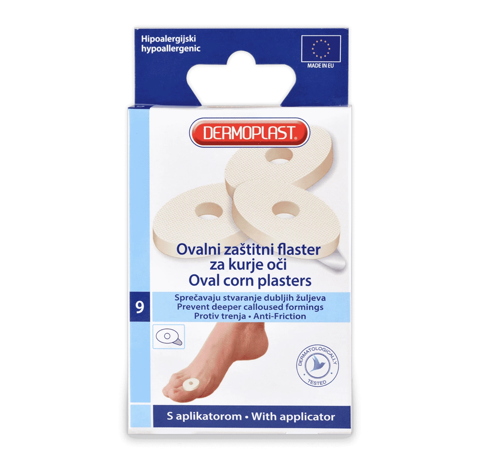 Dermoplast ovalni zaštitni flasteri za kurje oči - pharmacy