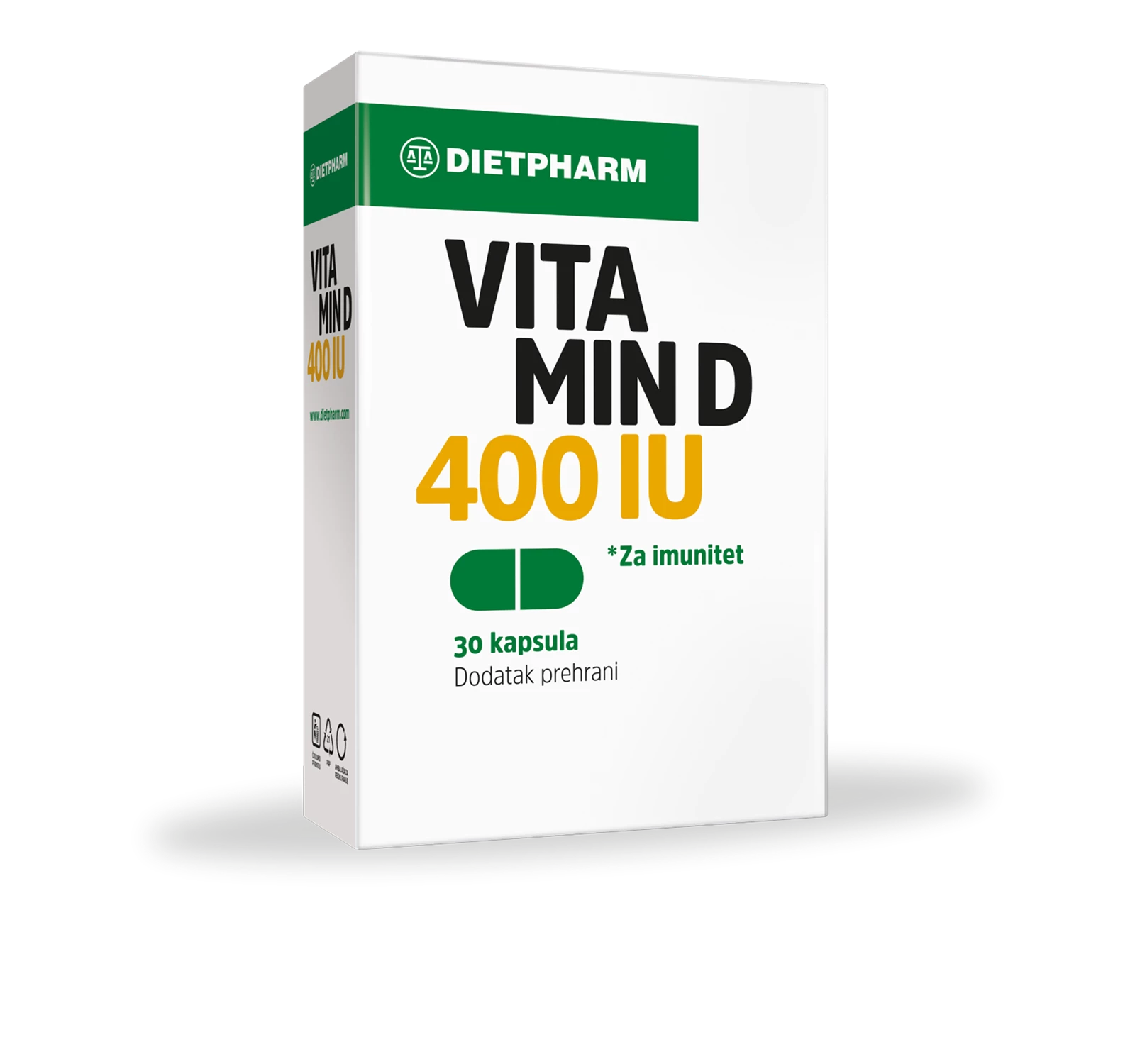 Dietpharm Vitamin D 400 kapsule - pharmacy