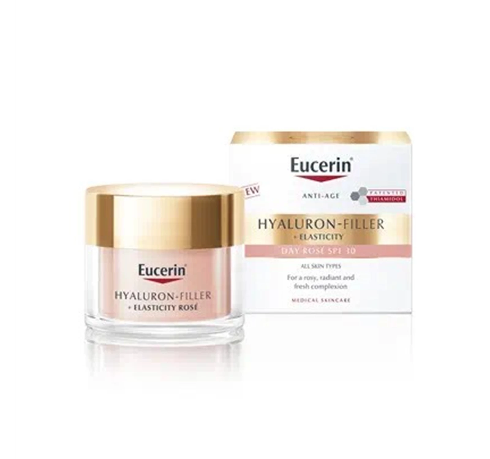 Eucerin Hyaluron-Filler + Elasticity Rose dnevna krema SPF30 - pharmacy