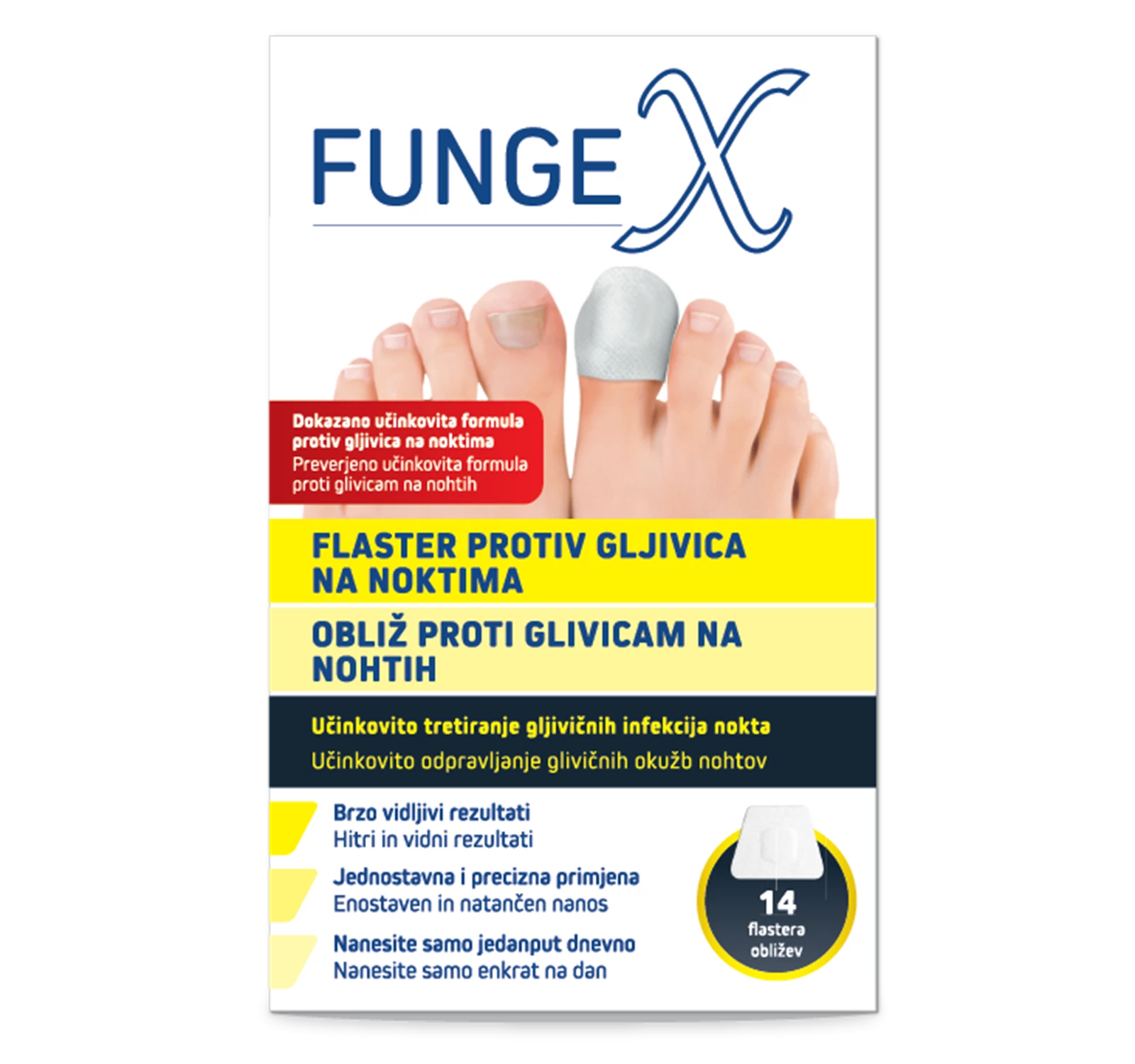 FungeX flasteri protiv gljivica na noktima - pharmacy