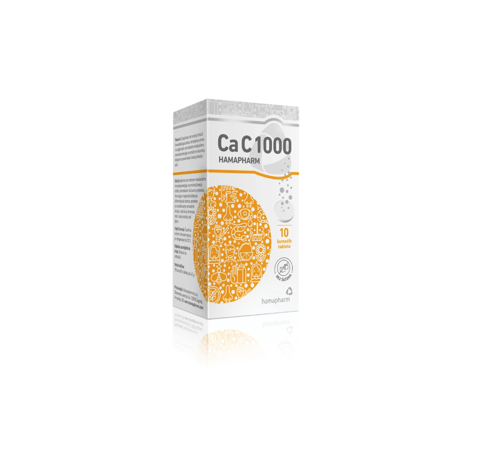 Hamapharm CaC 1000 10 šumećih tableta - pharmacy
