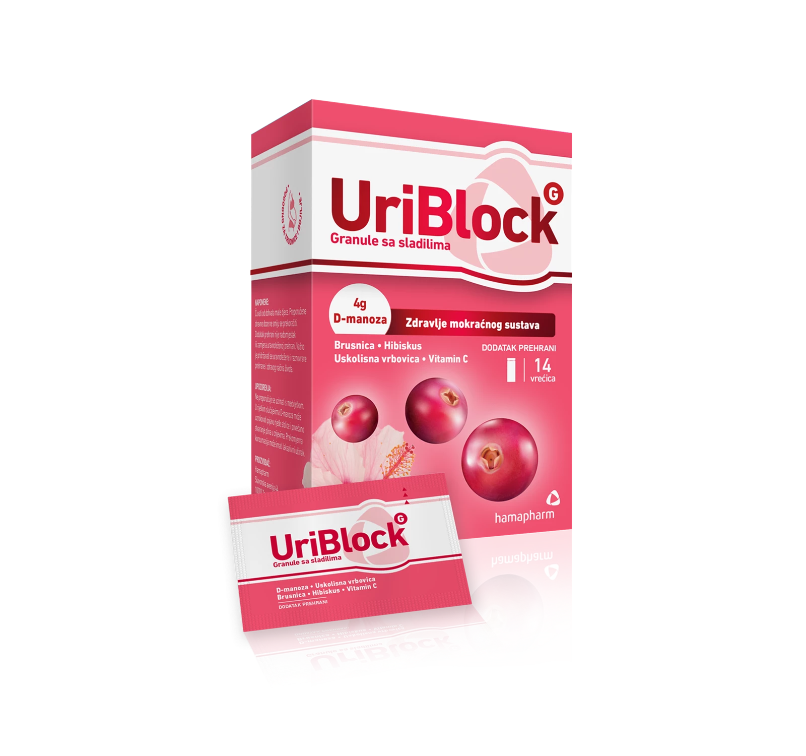 Hamapharm UriBlock G granule 0,0000000000 14 vrećica - pharmacy