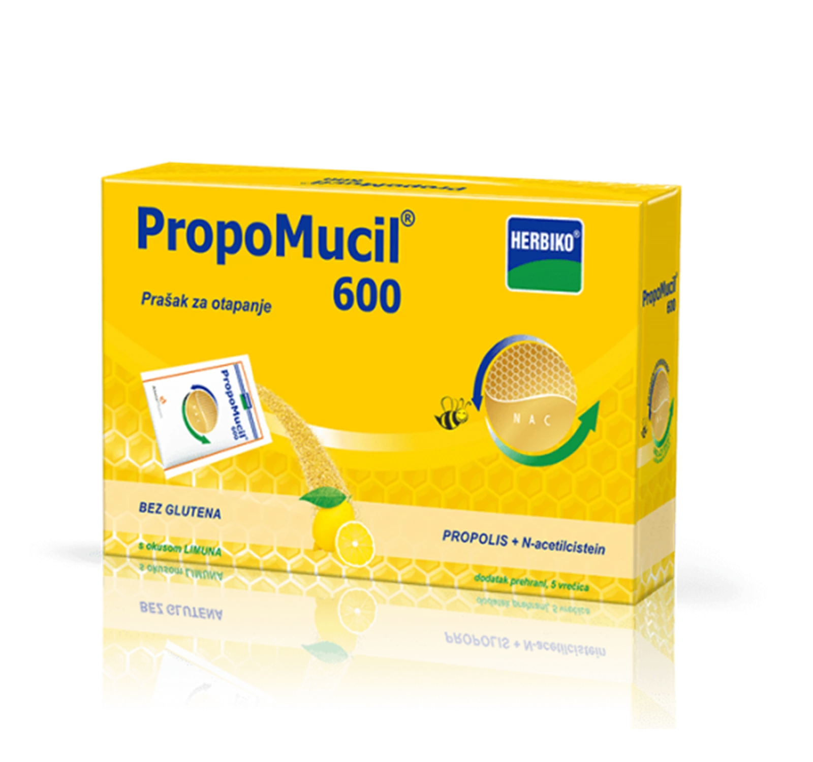 Herbiko PropoMucil 600mg a5 0,0000000000 5 vrećica - pharmacy