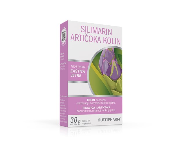 Nutripharm Silimarin artičoka kolin 0,0000000000 30 kapsula - pharmacy