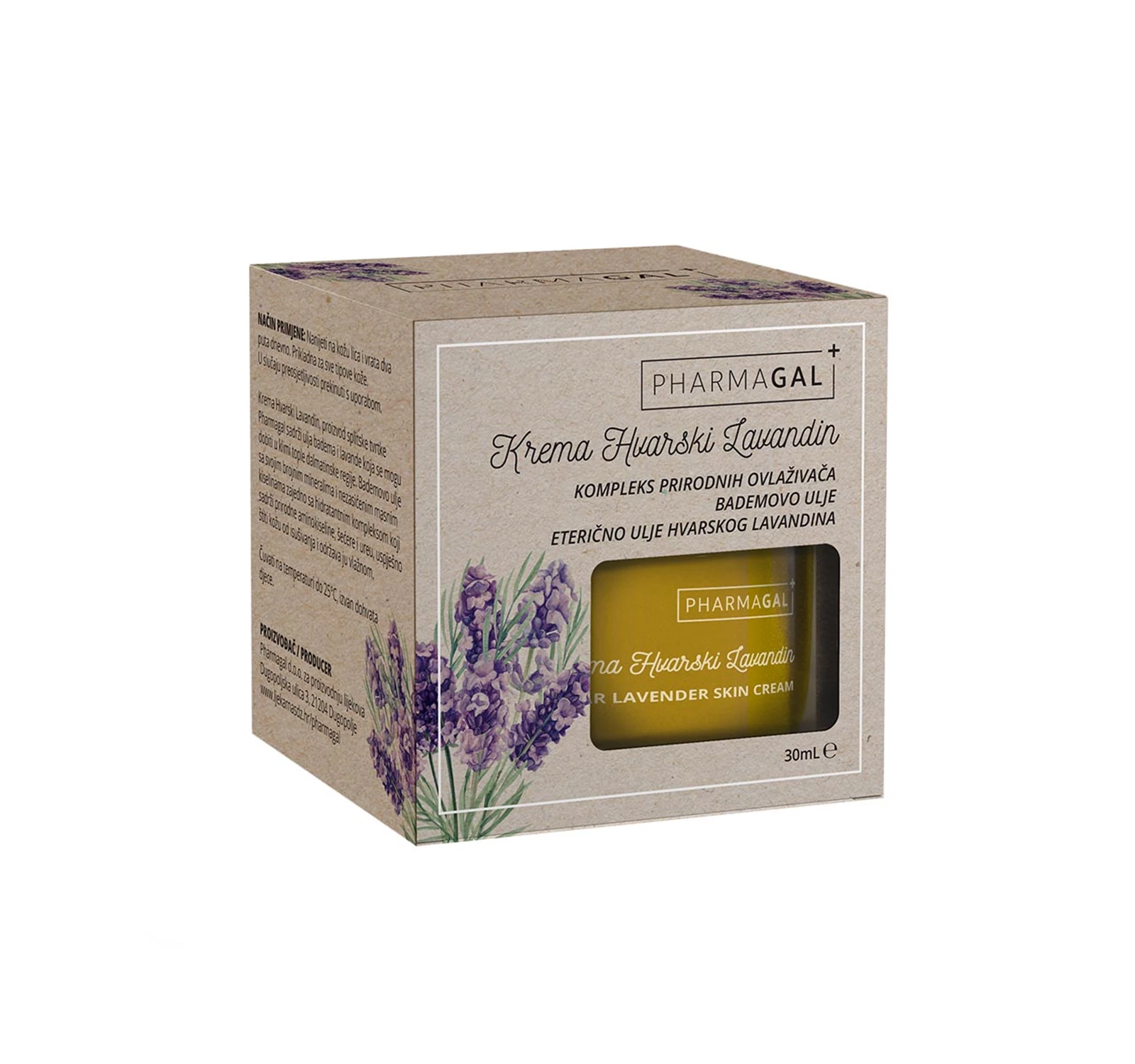 Pharmagal krema hvarski lavandin 30ml - pharmacy