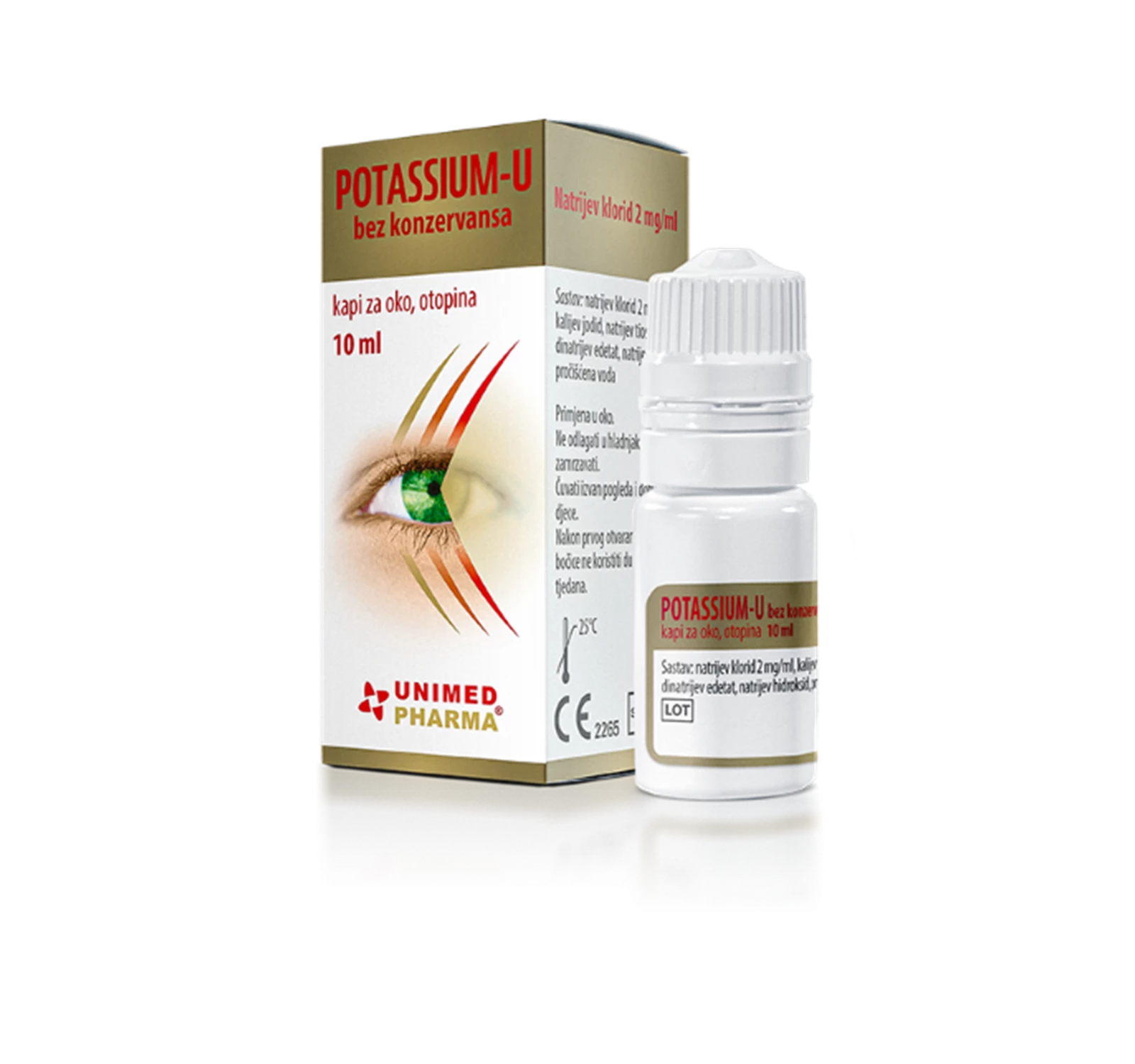 Potassium U kapi za crvene oči - pharmacy