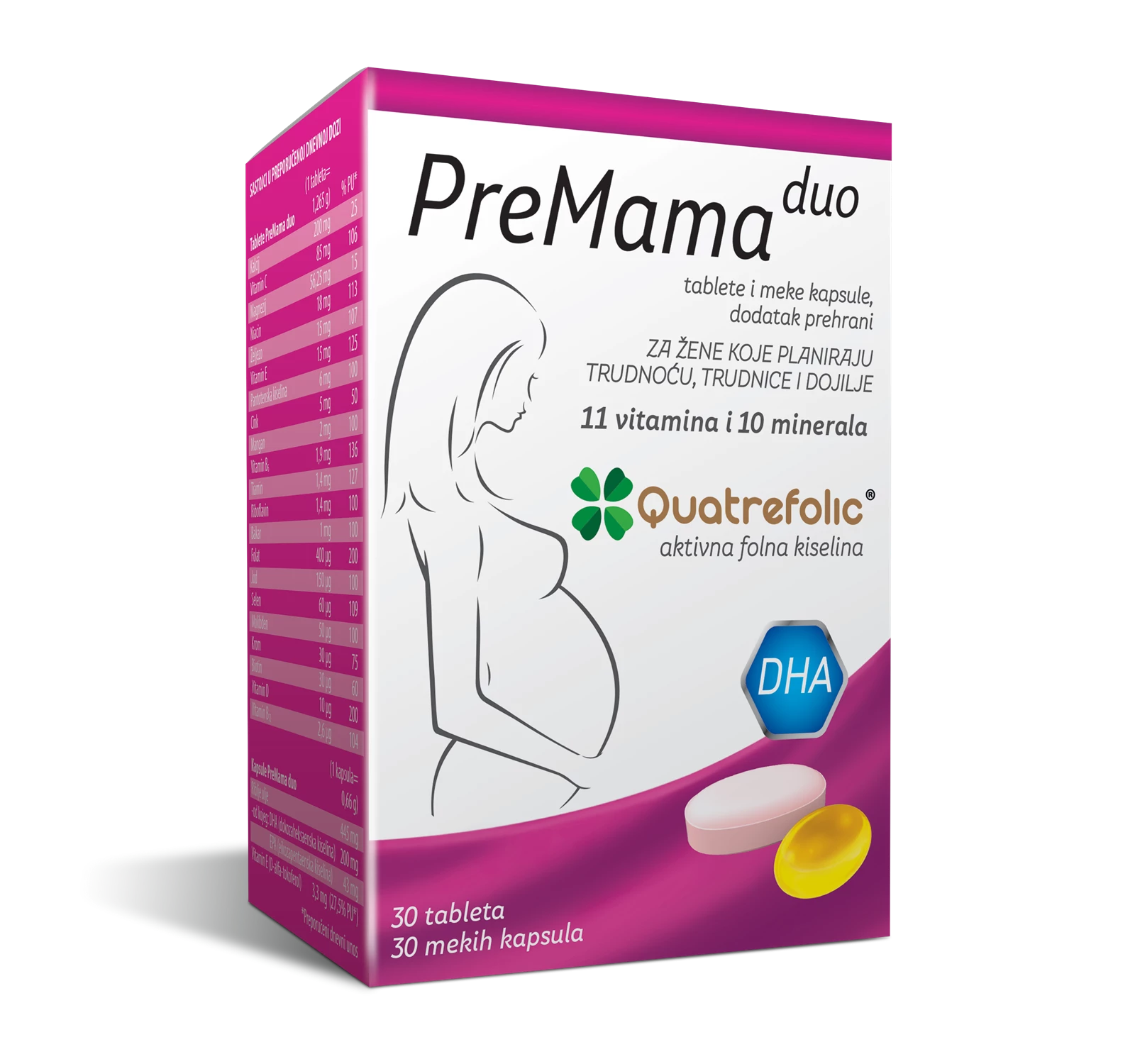PreMama Duo Quatrefolic - pharmacy