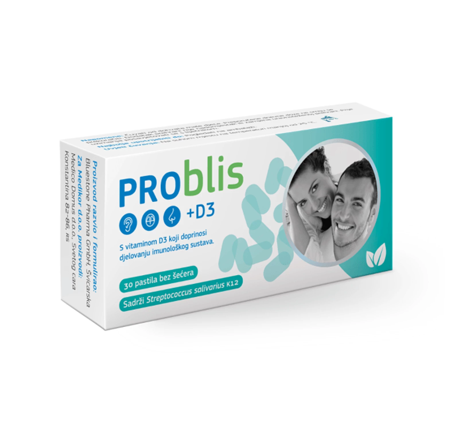 Problis probiotik + D3 a30 - pharmacy