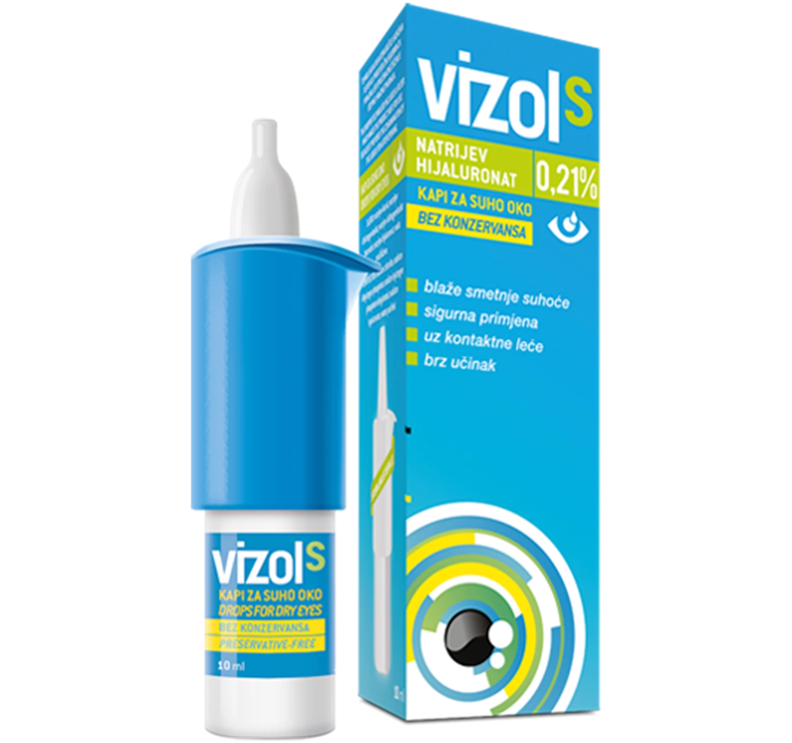 Vizol S 0,21% kapi za oči - pharmacy