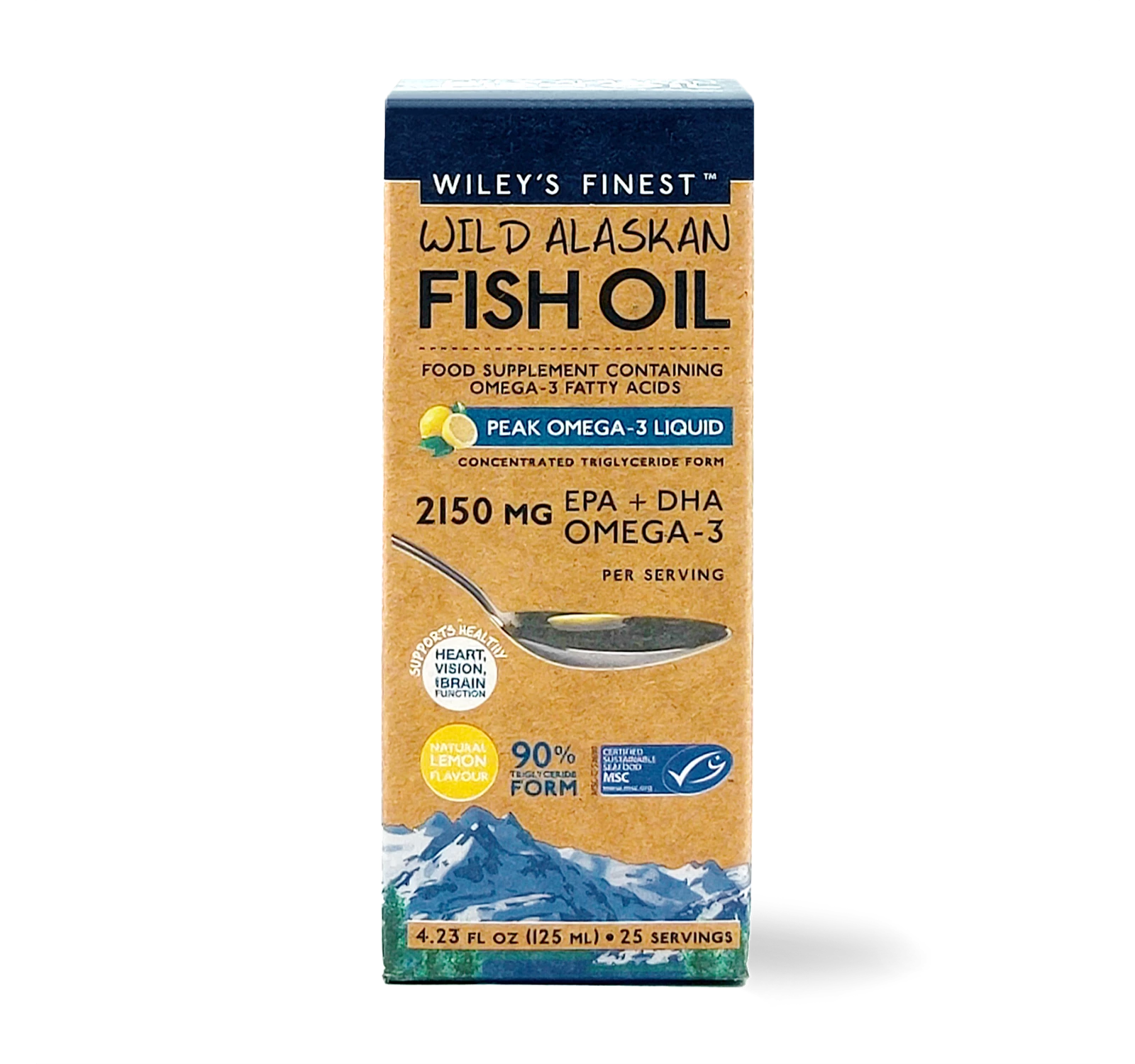 Wiley's finest wild alaskan fish oil PEAK omega 125ml 0,0000000000 ...